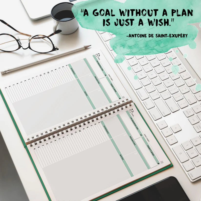Want To Master Time Management? Daily Weekly Monthly Planner – Panda ...