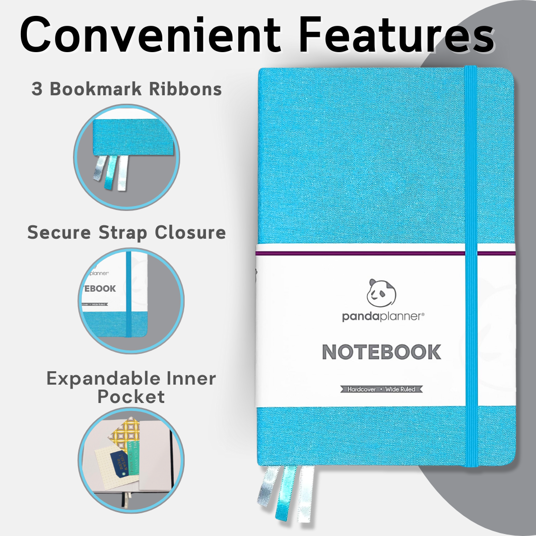 Panda Planner Wide Ruled Notebooks | Customize Yours Today