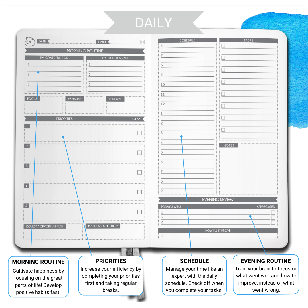 Elevate Your Daily Productivity with Panda Planner Venture for ...