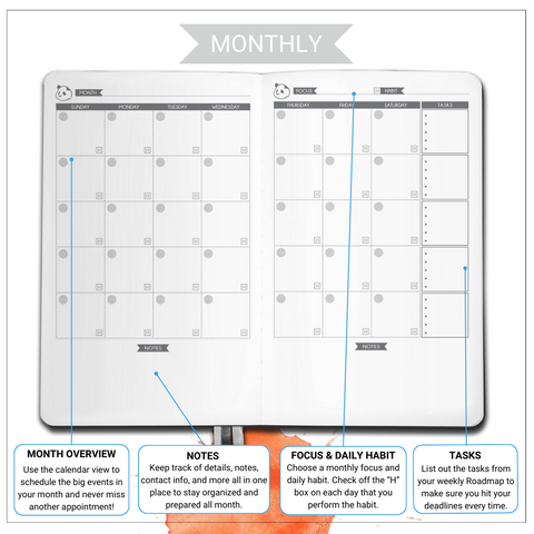 Best Planner for Entrepreneurs | Panda Planner Venture for Entrepreneurs